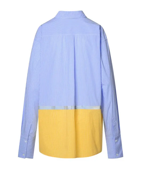 Gcds Striped Tape Colourblock Shirt
