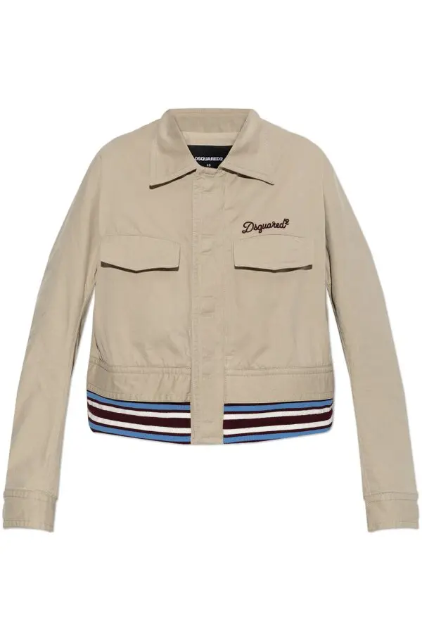 Dsquared2 Hybrid Knit Kaban Jacket