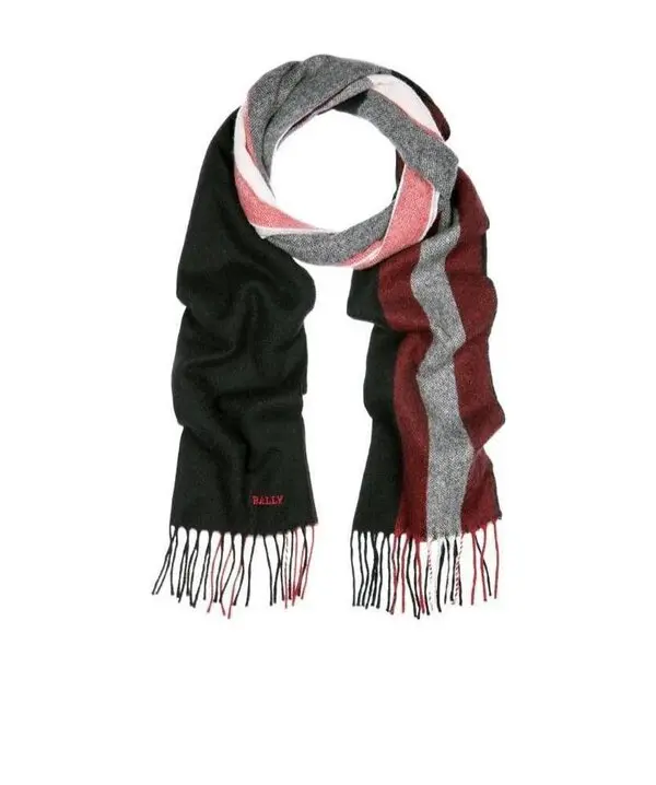 Bally Striped Scarf - Black