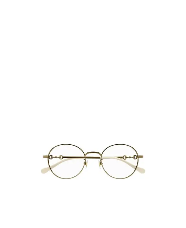 Gucci Round Frame Eyewear - White