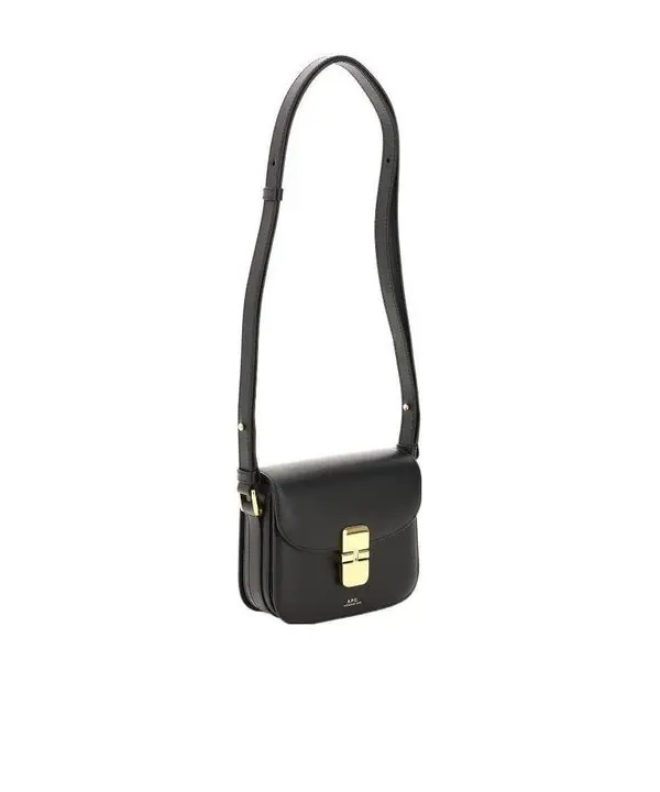 A.p.c. Grace Mini Shoulder Bag - Black