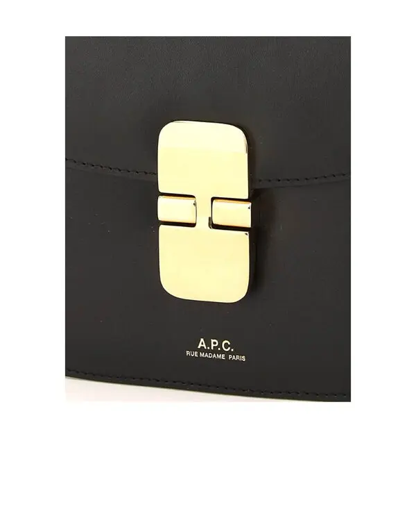 A.p.c. Grace Mini Shoulder Bag - Black