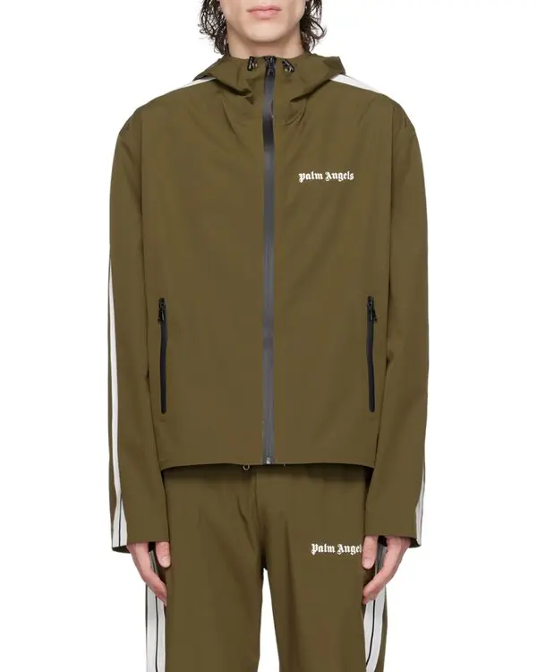 Palm Angels Logo-print Hooded Jacket