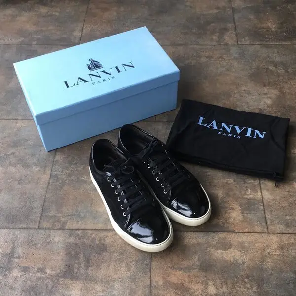 LANVIN Dbb1 Lace-up Sneakers - Black