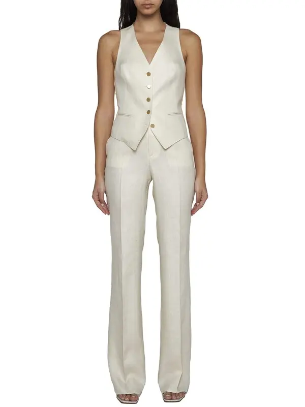 Tagliatore Single Breasted Satin Gilet