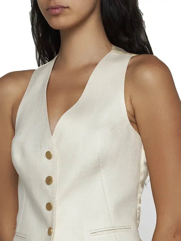 Tagliatore Single Breasted Satin Gilet