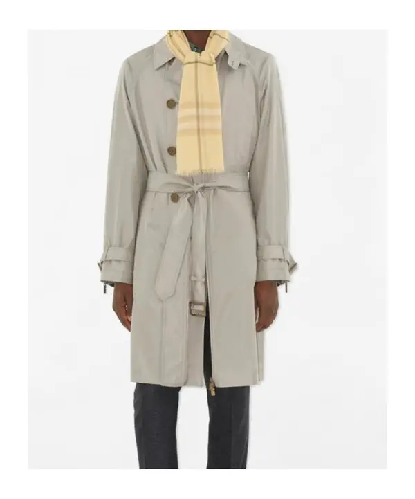 Burberry Wide Check Scarf - Buff