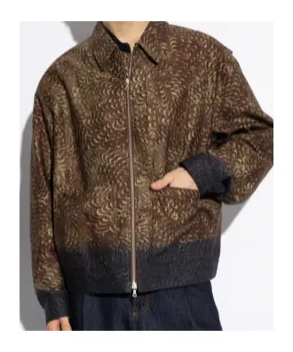 Dries Van Noten Graphic-print Zip-up Bomber Jacket