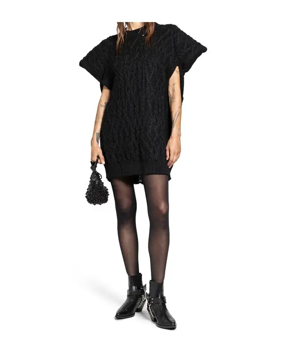 Junya Watanabe Jacquard-knit Mini Dress