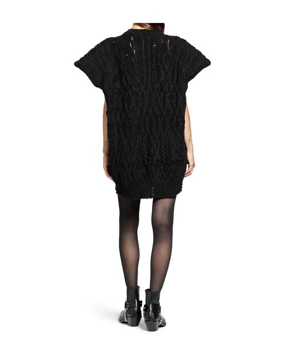 Junya Watanabe Jacquard-knit Mini Dress
