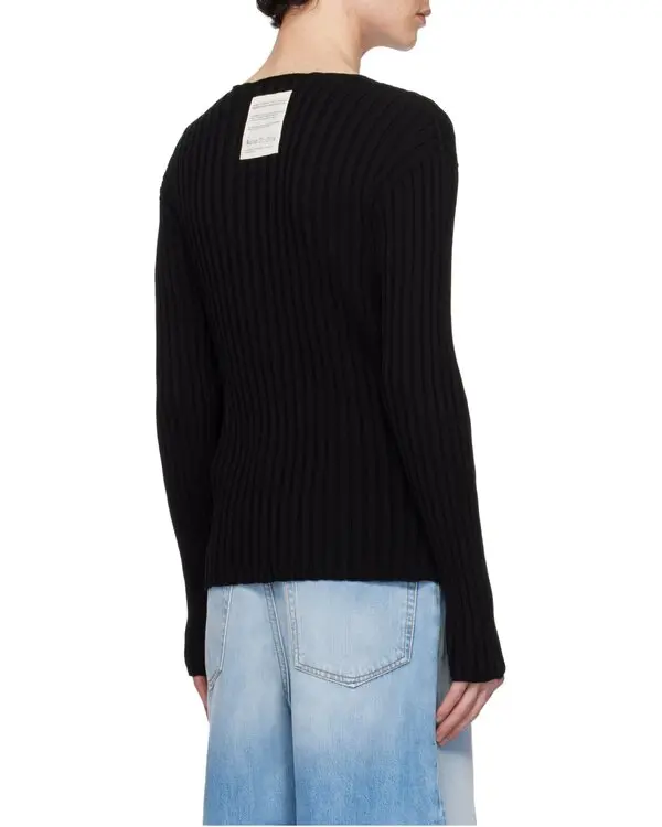 Acne Studios Ribbed Long-sleeve Sweater