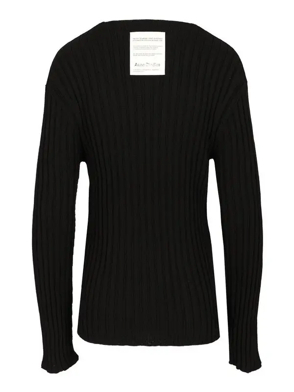 Acne Studios Ribbed Long-sleeve Sweater