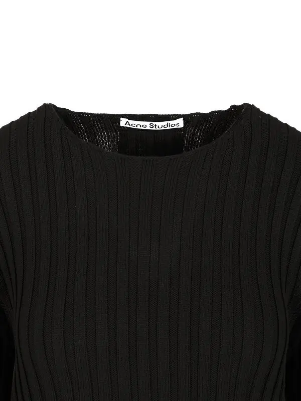 Acne Studios Ribbed Long-sleeve Sweater