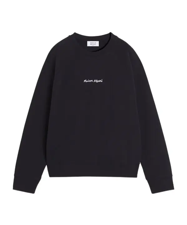 Maison Kitsuné Oversized Logo Embroidered Sweatshirt