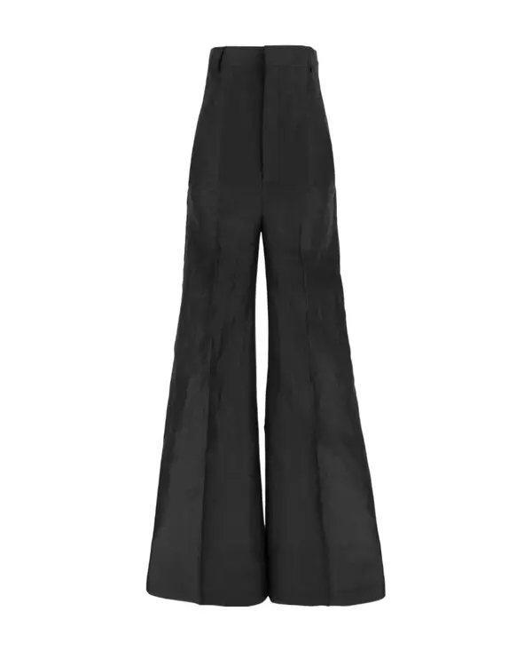Rick Owens High-waist Wide-leg Trousers - Black