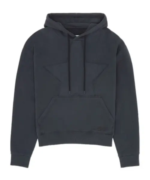 MAISON MARGIELA Numeric Embroidered Hoodie - Black