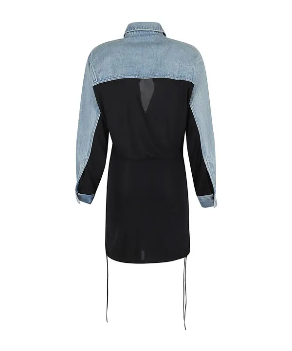 Christopher Esber Colorblocked Draped Dress