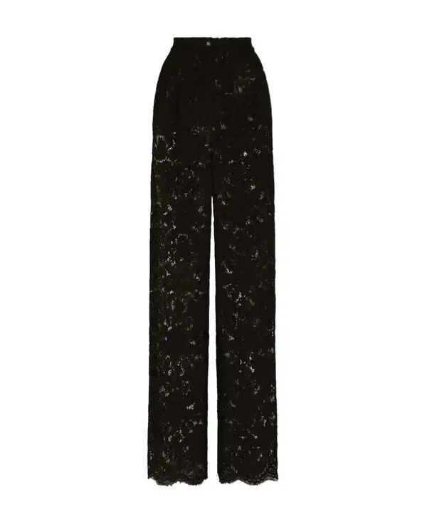 Dolce & Gabbana Flared Lace Pants