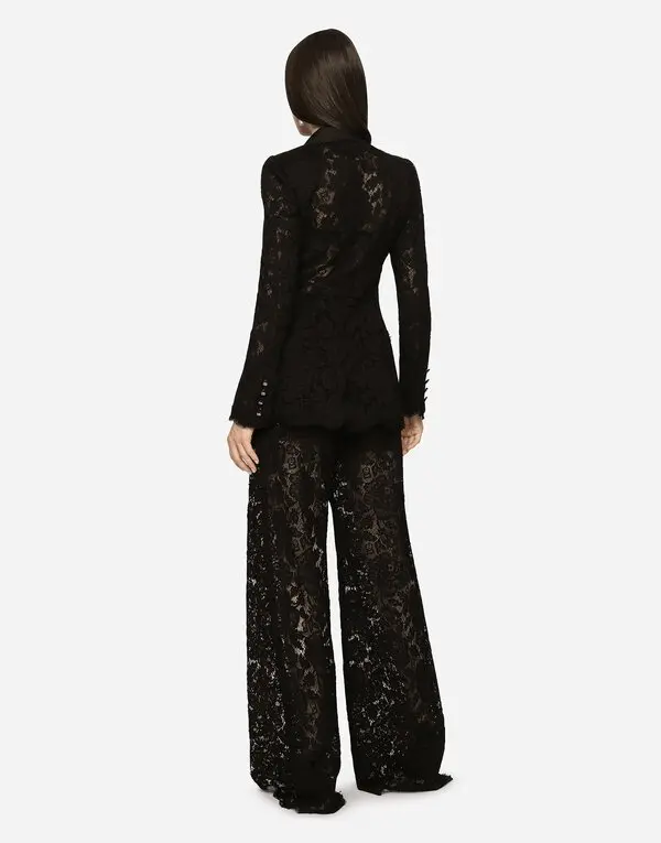Dolce & Gabbana Flared Lace Pants