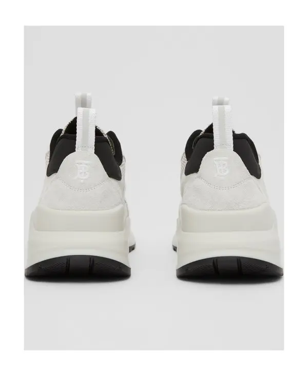 Burberry Panelled Lace-up Sneakers