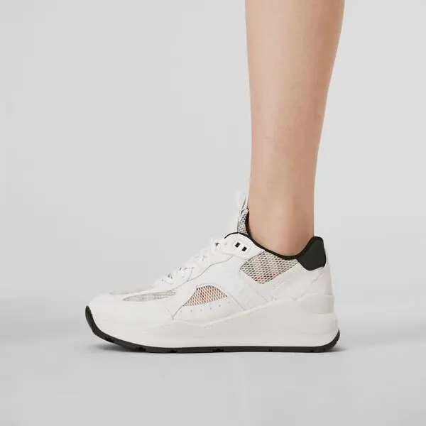 Burberry Panelled Lace-up Sneakers