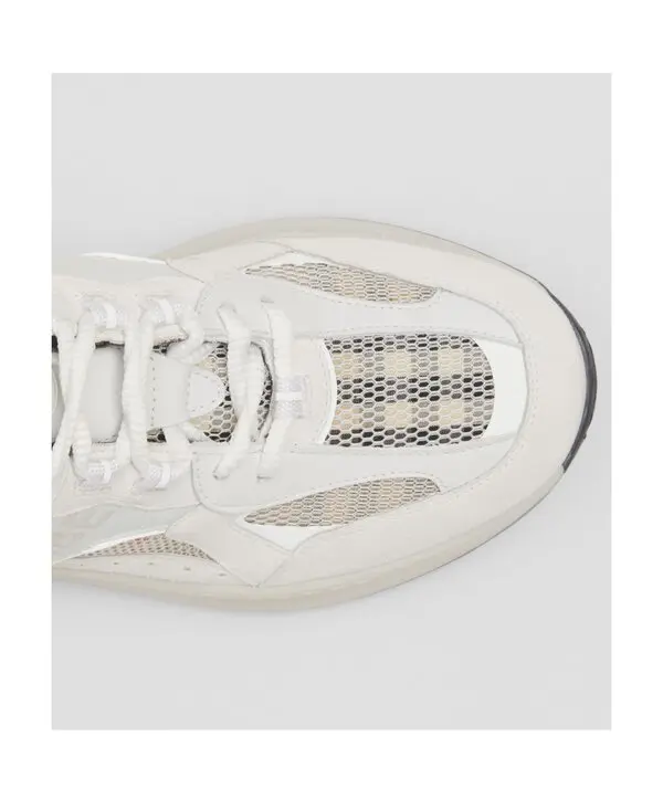 Burberry Panelled Lace-up Sneakers