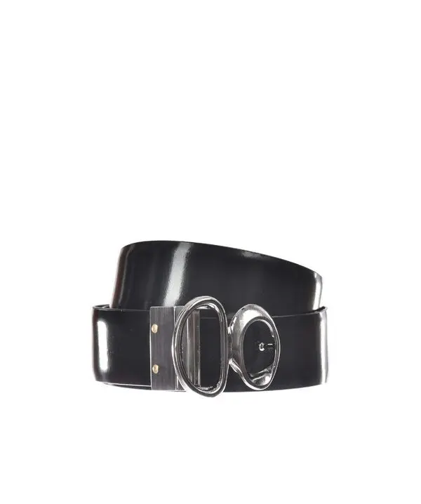 Zegna Logo Belt - Black