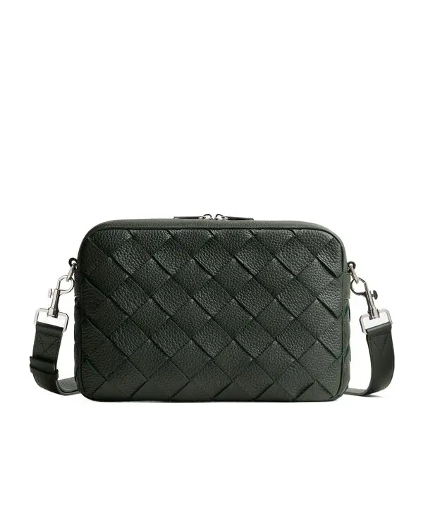 Bottega Veneta Intrecciato Camera Bag - Dark Green