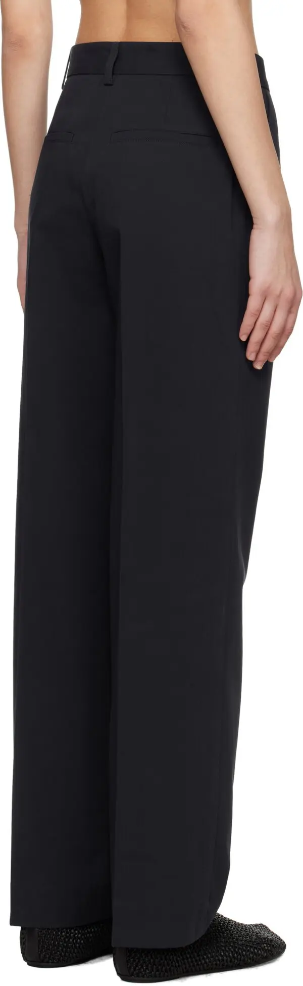 TOTEME Pleated Trousers - Black
