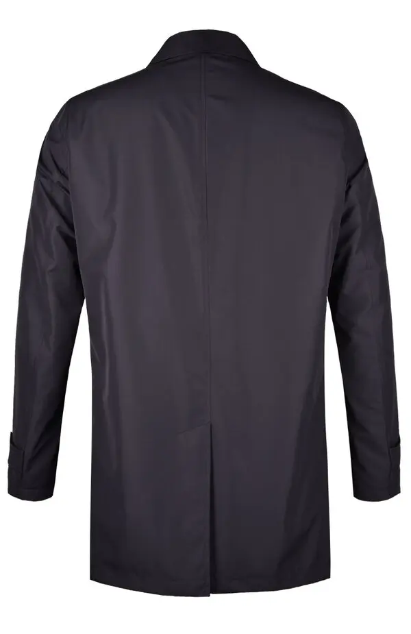 Herno Single-breasted Buttoned Shirt Coat - Black