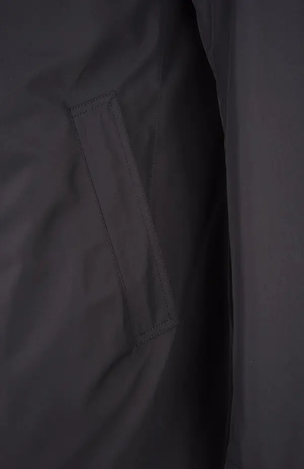 Herno Single-breasted Buttoned Shirt Coat - Black