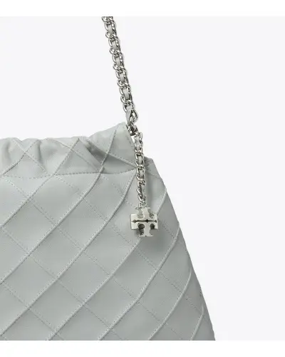 Tory Burch Fleming Quilted Leather Tote Bag