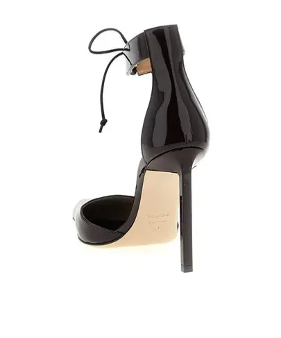 TOM FORD Patent Leather Pointed Toe Pumps - Bordeaux