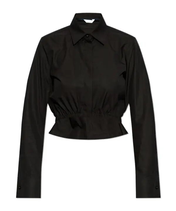 Max Mara Falster Button Detailed Cropped Shirt