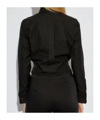 Max Mara Falster Button Detailed Cropped Shirt