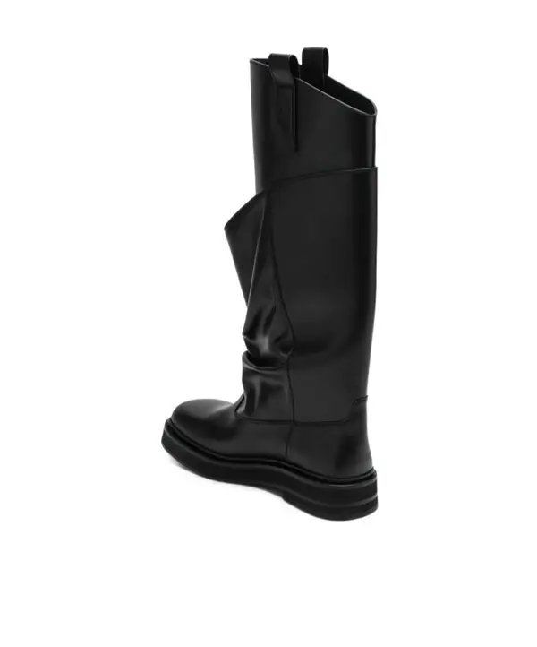 Attico The Robin Passeggiata Combat Boots - Black