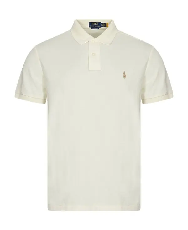 Polo Ralph Lauren Short-sleeve Cotton Polo Shirt - White