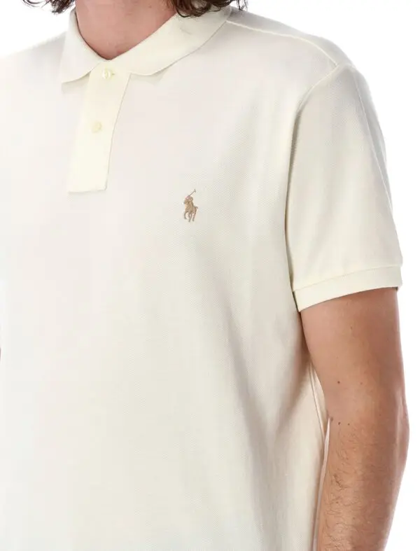 Polo Ralph Lauren Short-sleeve Cotton Polo Shirt - White