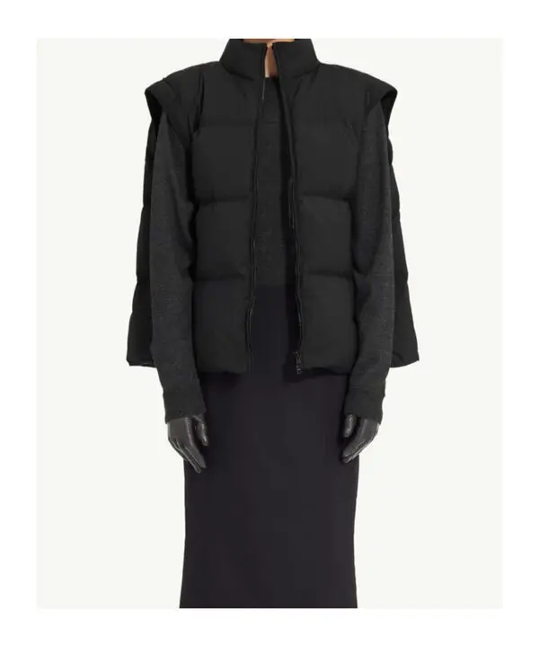 MAISON MARGIELA Padded Bomber Jacket With Removable Sleeves