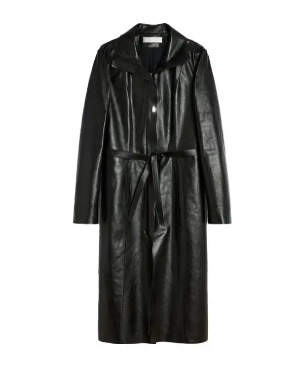 Our Legacy Concealed Calfskin Coat - Black