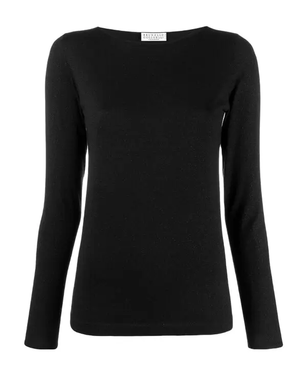 Brunello Cucinelli Crew Neck Pullover - Black