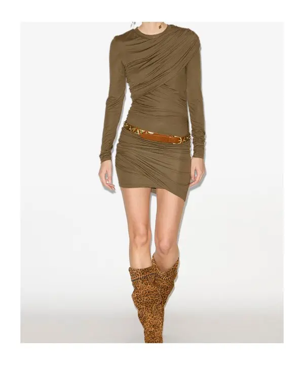 Isabel Marant Étoile Denise Dress - Khaki
