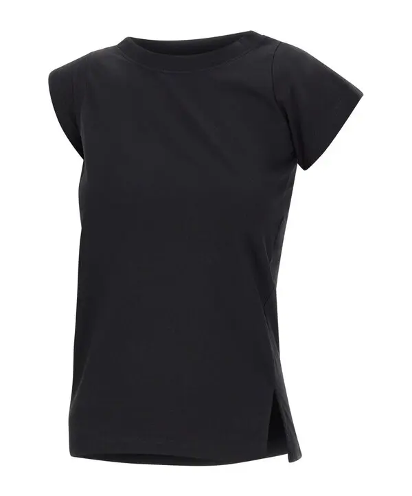 COURREGES Crew Neck T-shirt - Black