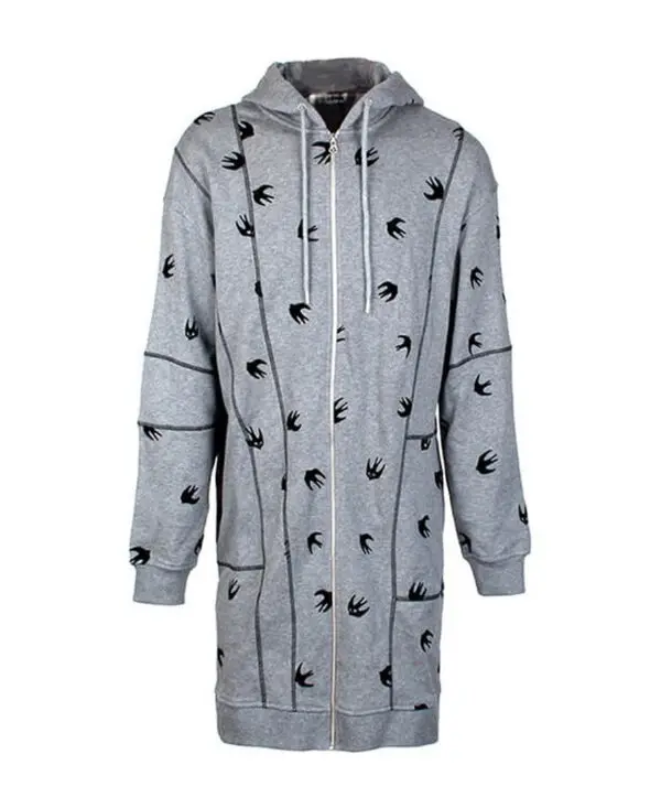 Alexander McQueen Feiyan Graphic Print Casual Jacket - Gray