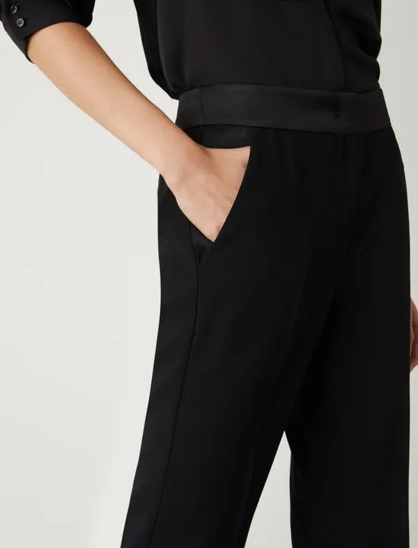 Marella Front Pleated Casual Pants