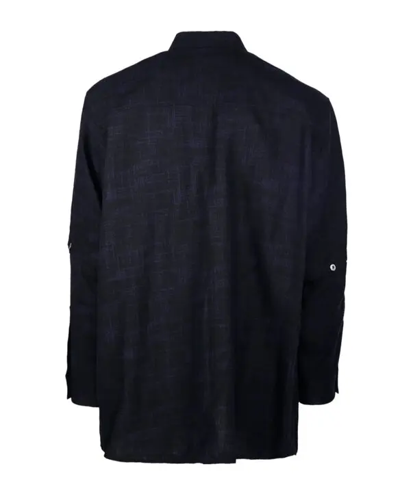 Off-White Buttoned Straight Hem Shirt Jacket