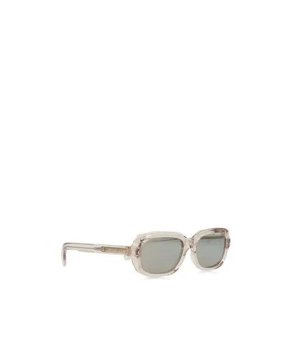 Moncler Suntrap Rectangular Frame Sunglasses - Gray