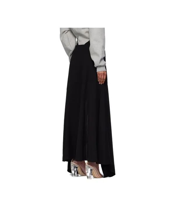 MUGLER Asymmetric High-low Skirt