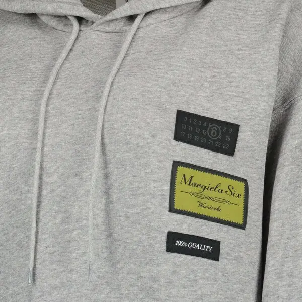 MAISON MARGIELA Drawstring Patch Hoodie