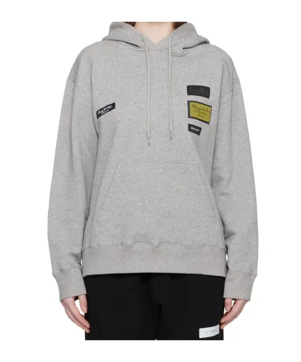 MAISON MARGIELA Drawstring Patch Hoodie
